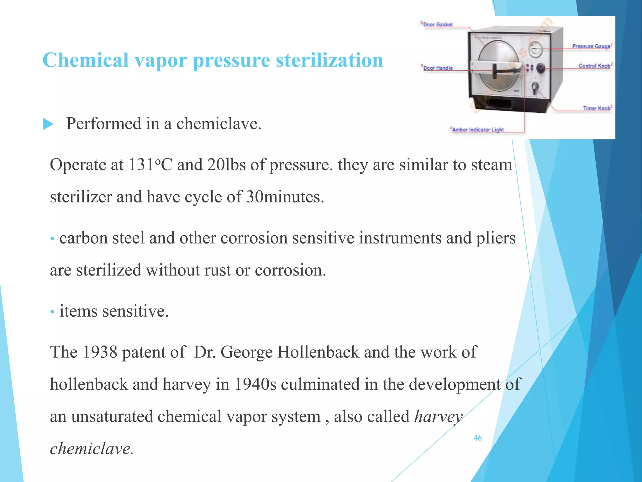 Sterilization and disinfection in dentistry | PPTX