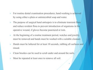 Sterilization and disinfection in dentistry | PPTX