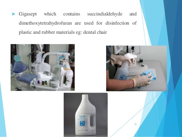 Sterilization and disinfection in dentistry