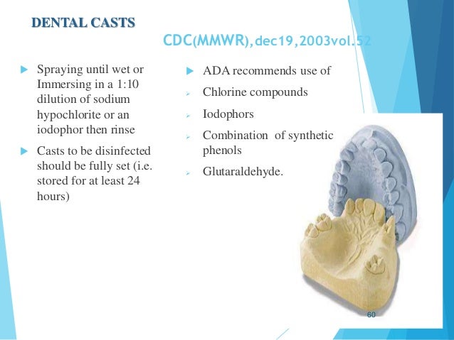 Sterilization and disinfection in dentistry