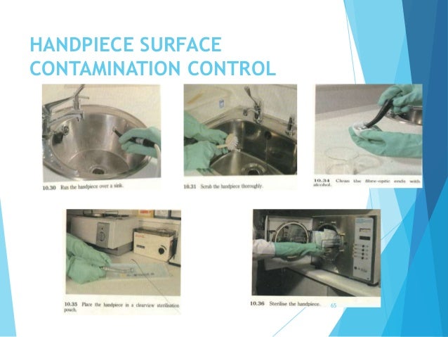 Sterilization and disinfection in dentistry