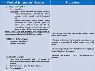 Sterilization & Disinfection by Dr. Rakesh Prasad Sah | PPTX