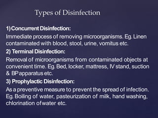 Sterilization and disinfection | PPTX