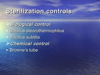 Sterilization based on nursing syllabus | PPT