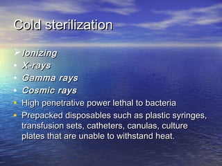 Sterilization based on nursing syllabus | PPT