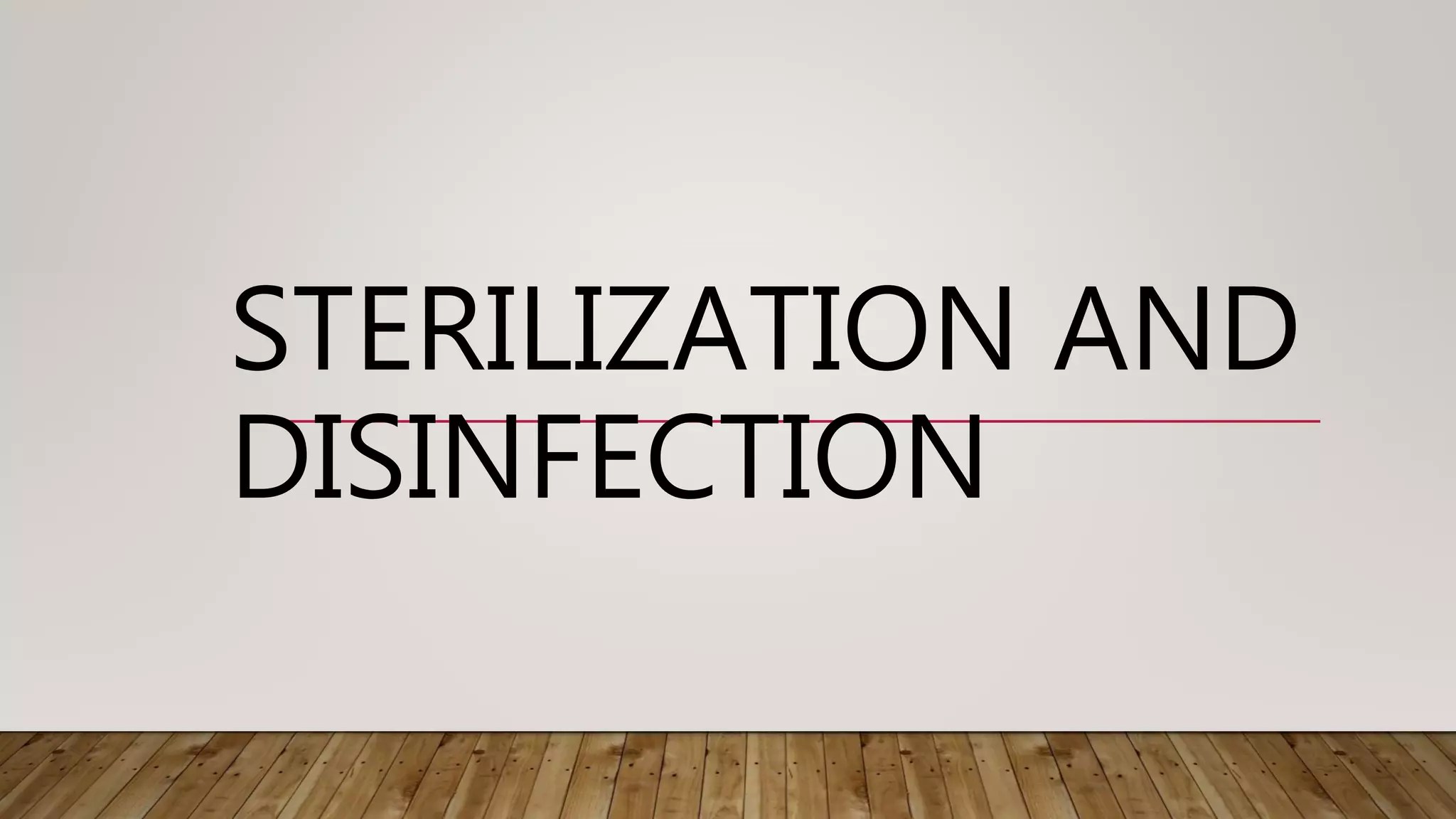 Sterilization | PPTX