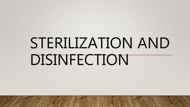Sterilization | PPTX