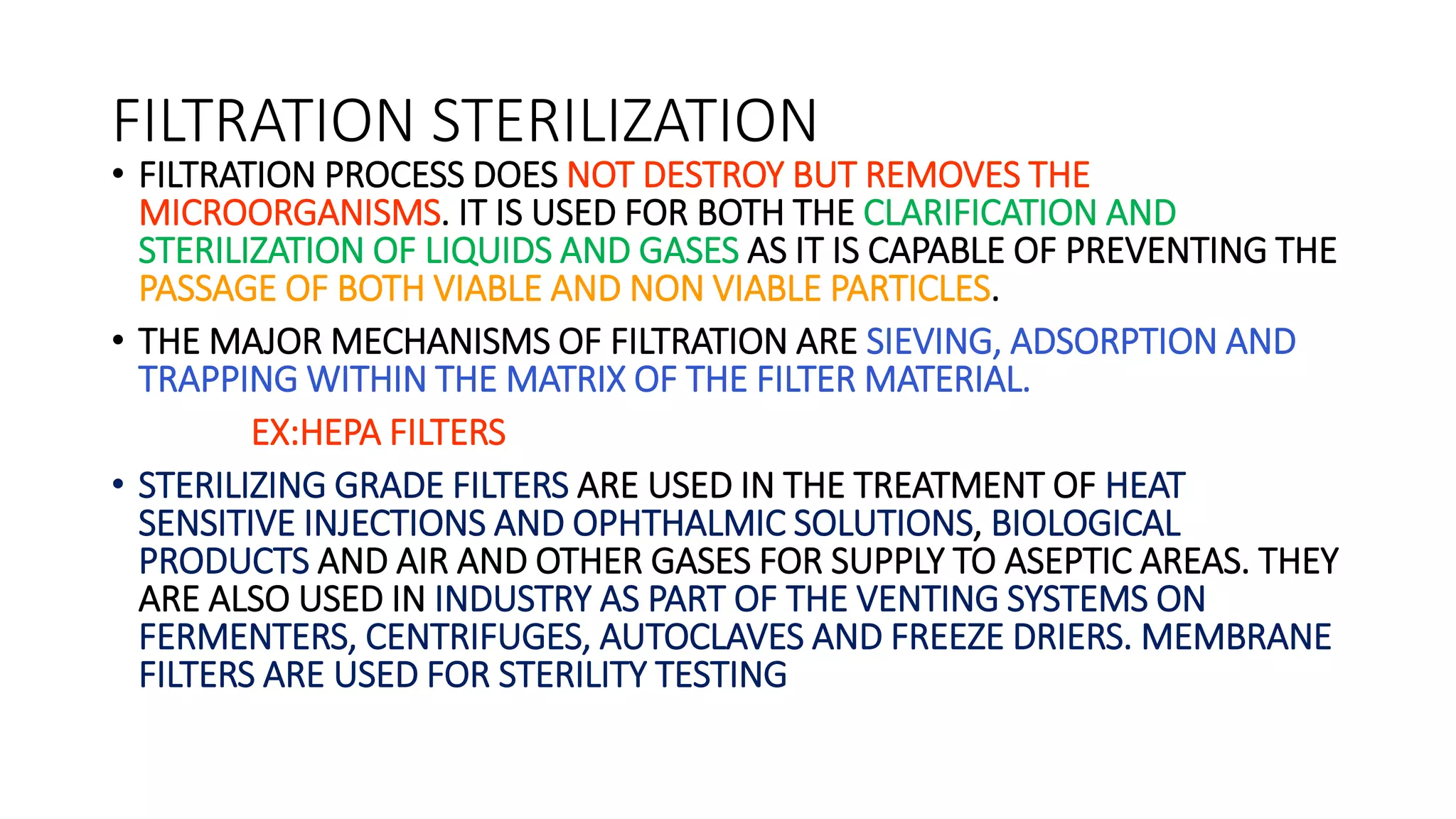 sterilization.pptx | Chemistry | Science