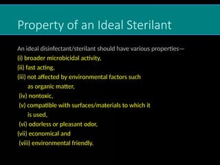 Sterilization and disinfectant microbiology ppt. | PPT
