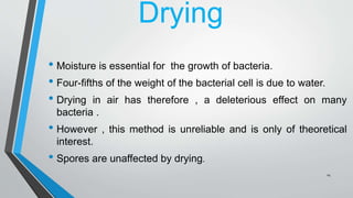 STERILIZATION IN PROSTHODONTICS | PPTX