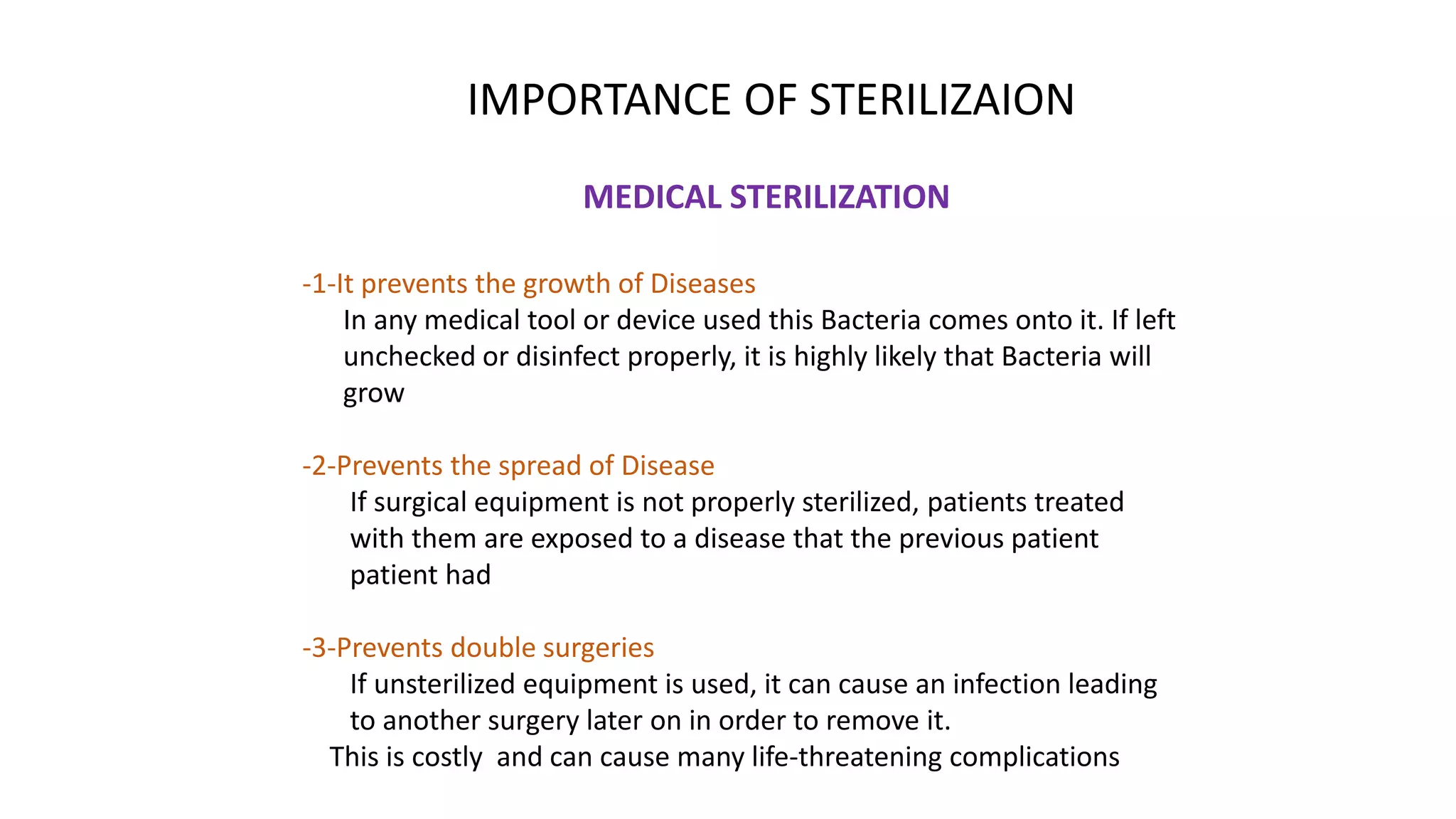 Sterilization all parts | PPTX