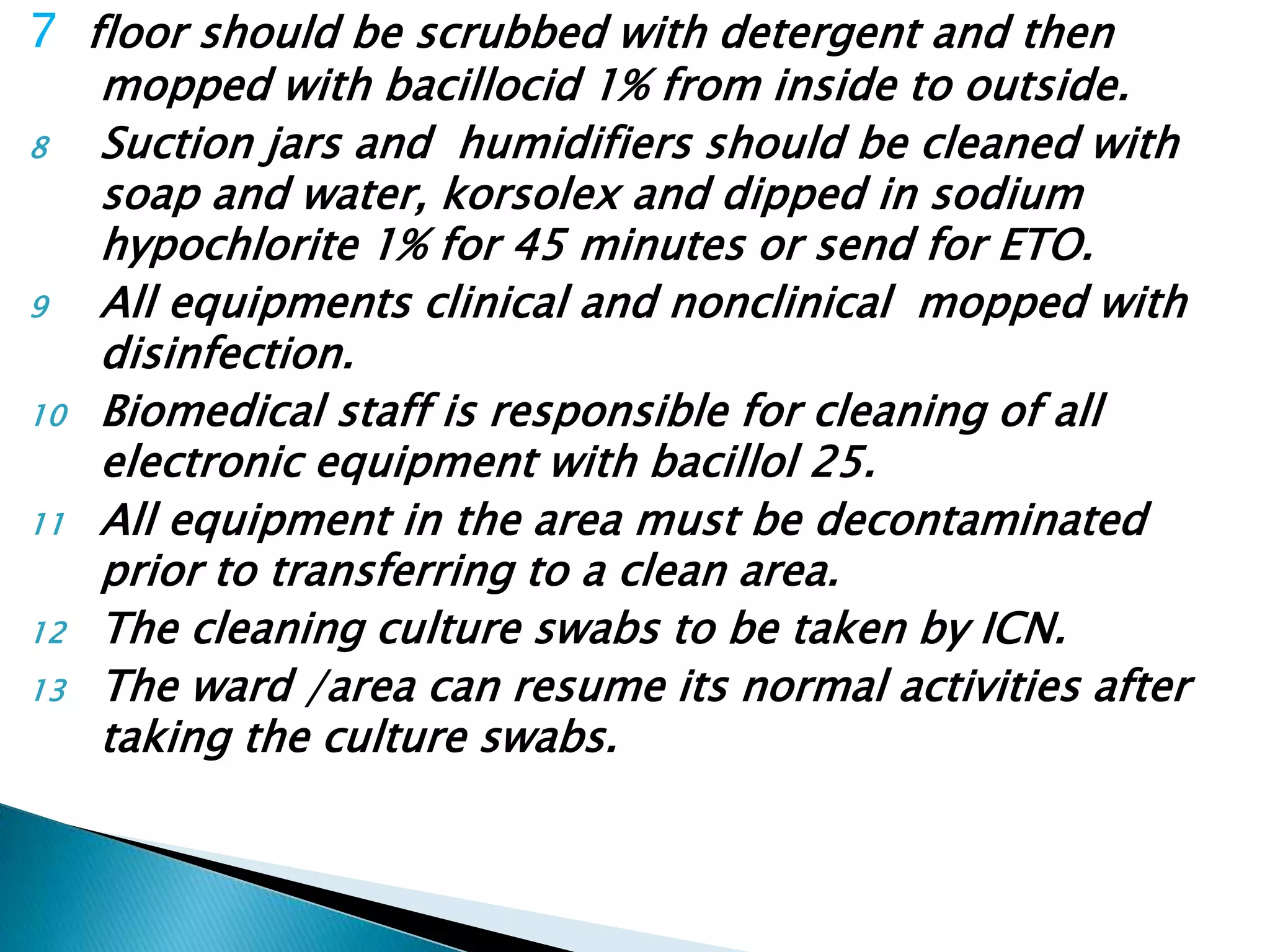 sterilization and cleaning of ot table and light.pptx