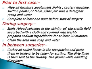 sterilization and cleaning of ot table and light.pptx