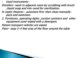 sterilization and cleaning of ot table and light.pptx