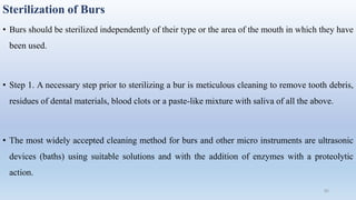 Sterilization and Disinfection in Prosthodontics | PPTX