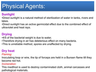 Sterilization and disinfection | PPTX