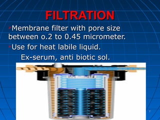Sterilization and disinfection | PPT