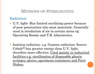 Sterilization and disinfection | PDF | Medical Health