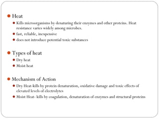 Sterilization and disinfection | PPT