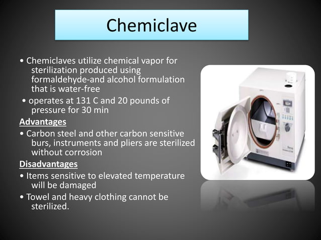 Sterilization and disinfection in dentistry | PPT