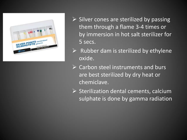 Sterilization and disinfection in dentistry | PPT