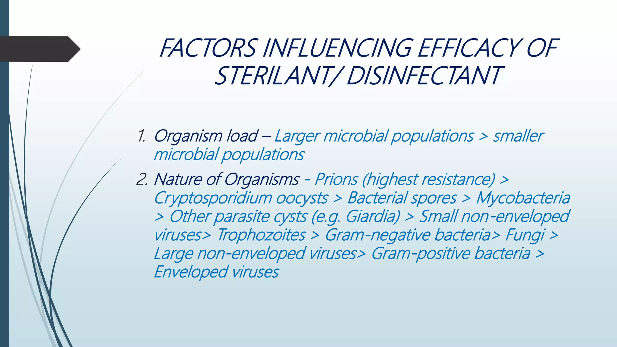 Sterilization and Disinfection | PPTX