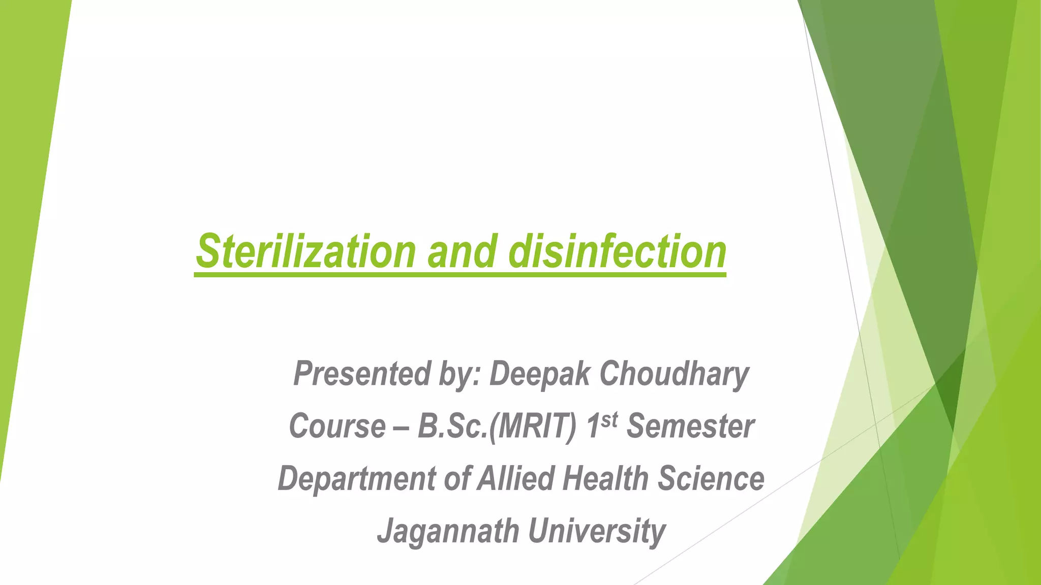Sterilization and disinfection.pptx