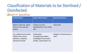 OT Sterilization and Disinfection Principles Made Easy | PPTX