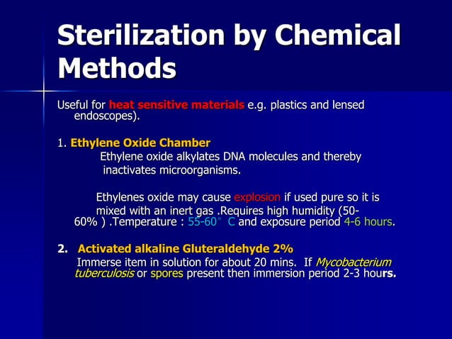 sterilization and disinfection microbiology lectureship | PPT