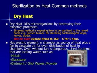 sterilization and disinfection microbiology lectureship | PPT