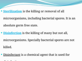 Sterilization and Disinfection.pptx..... | PPTX