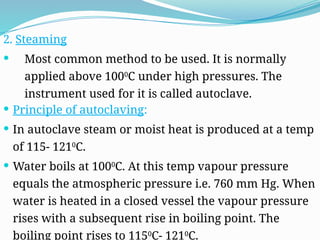 Sterilization and Disinfection.pptx..... | PPT