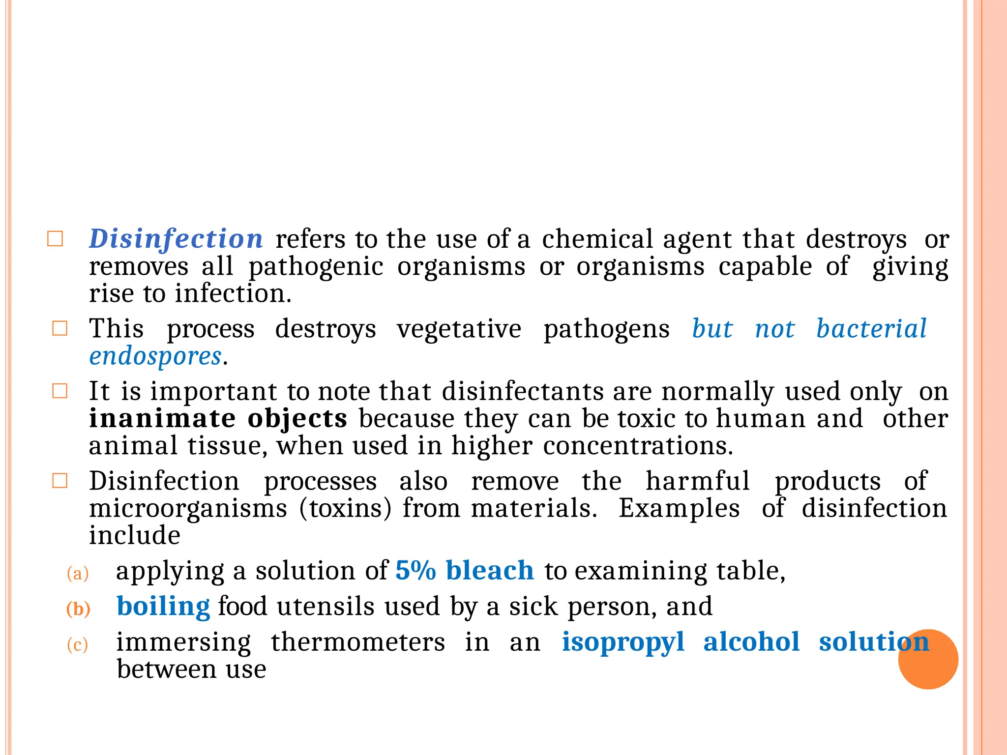 Sterilization and disinfection.pptx alcohol | PPTX