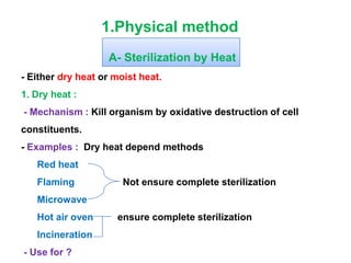 Sterilization and disinfection | PDF