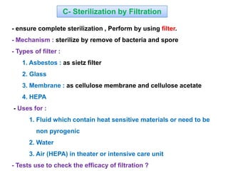 Sterilization and disinfection | PDF