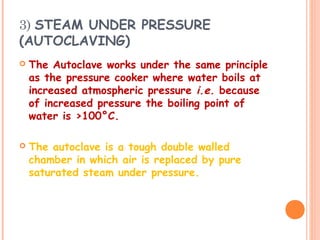 Sterilization and disinfection final | PPT