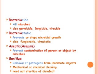 Sterilization and disinfection final | PPT