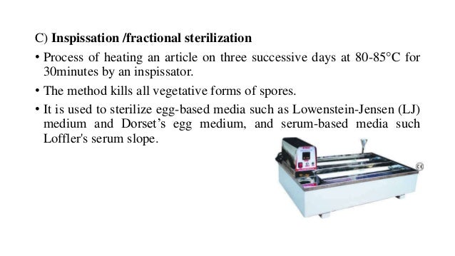 Sterilization and disinfection i