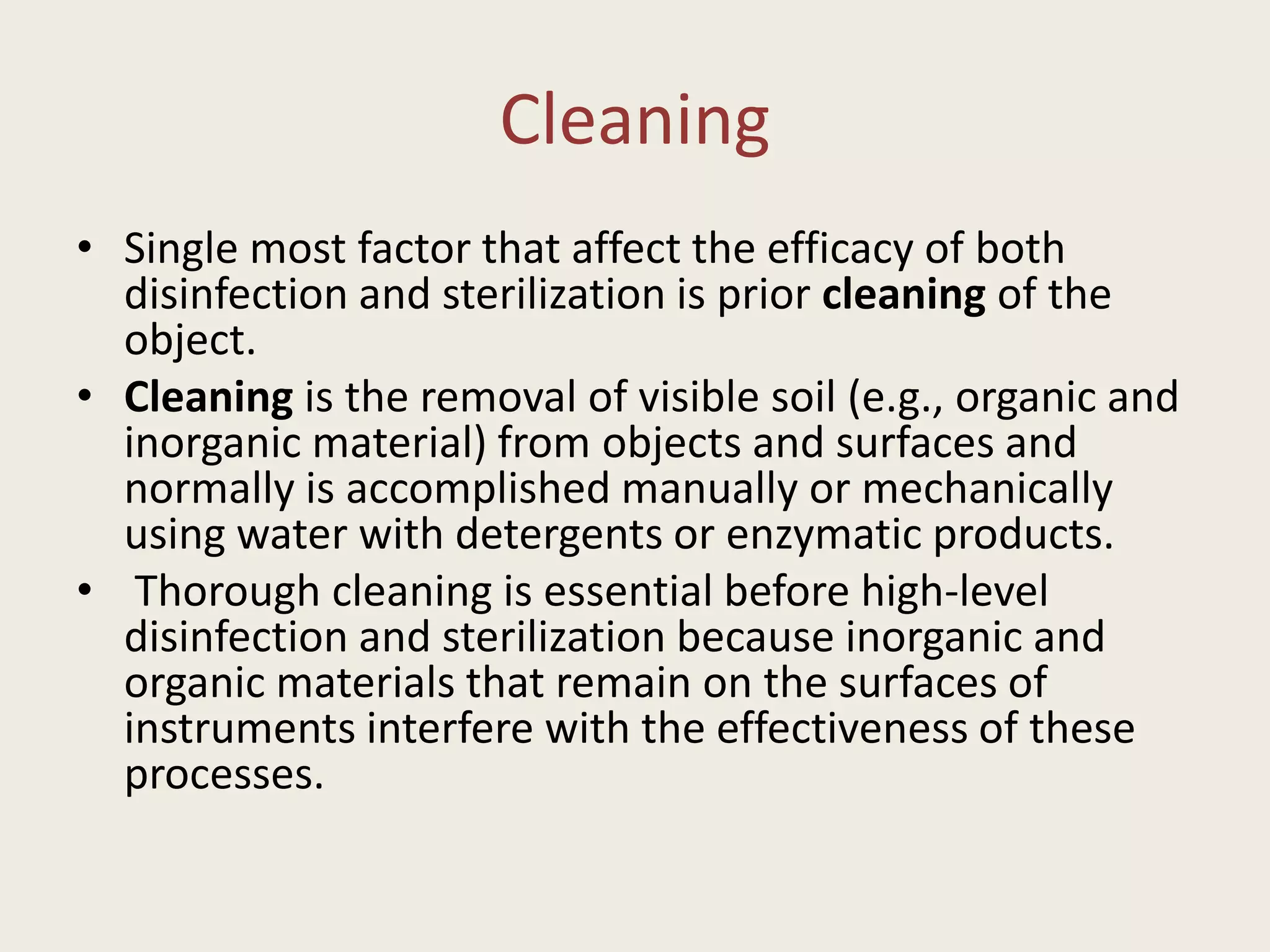 Sterilization and disinfection in eye hospitals asim sil | PPTX