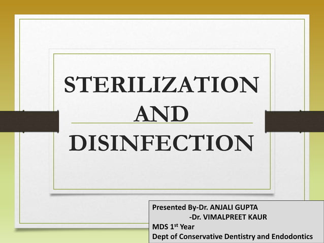 Sterilization and Disinfection ppts.pptx