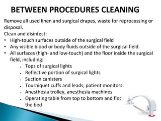Sterilization and disinfection of operation theatres.pptx | Infectious ...