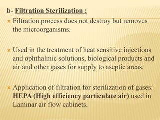 Sterilization and disinfections | PPTX