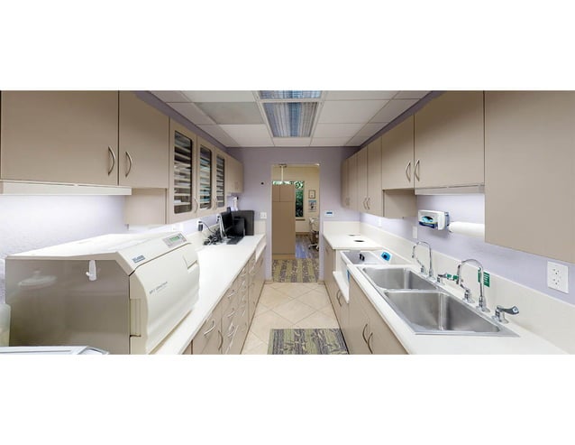 Sterilization area at Viruet Periodontics Fort Myers FL | PPT