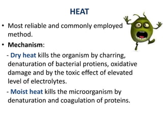 Sterilization by heat | PPTX