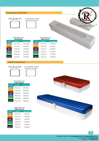 Sterilization containers | PDF | Email | Internet