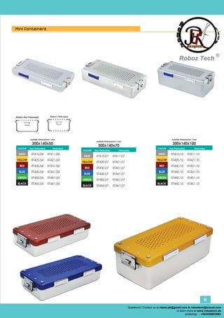 Sterilization containers | PDF | Email | Internet