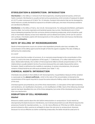 Sterilization&disinfection | PDF