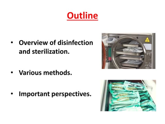 Sterilization & Disinfection | PPTX