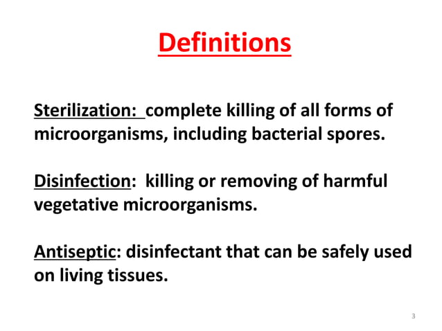 Sterilization & Disinfection | PPTX