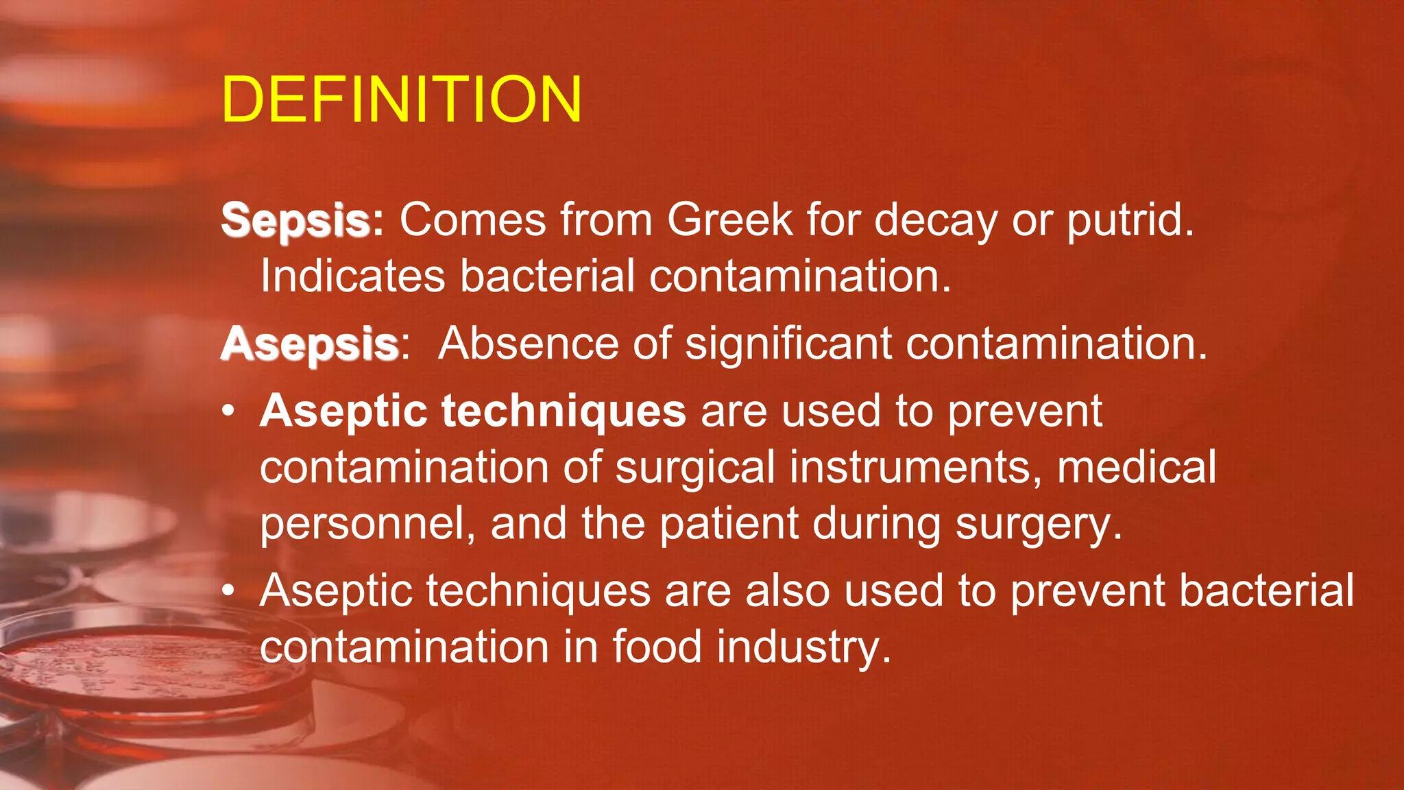 Sterilization and Disinfection | PDF